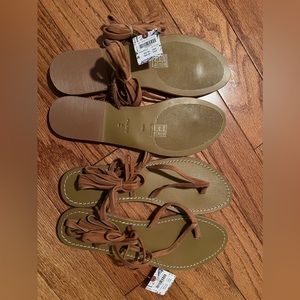 Pilcro | Shoes | Pilcro Tieup Thong Sandals | Poshmark